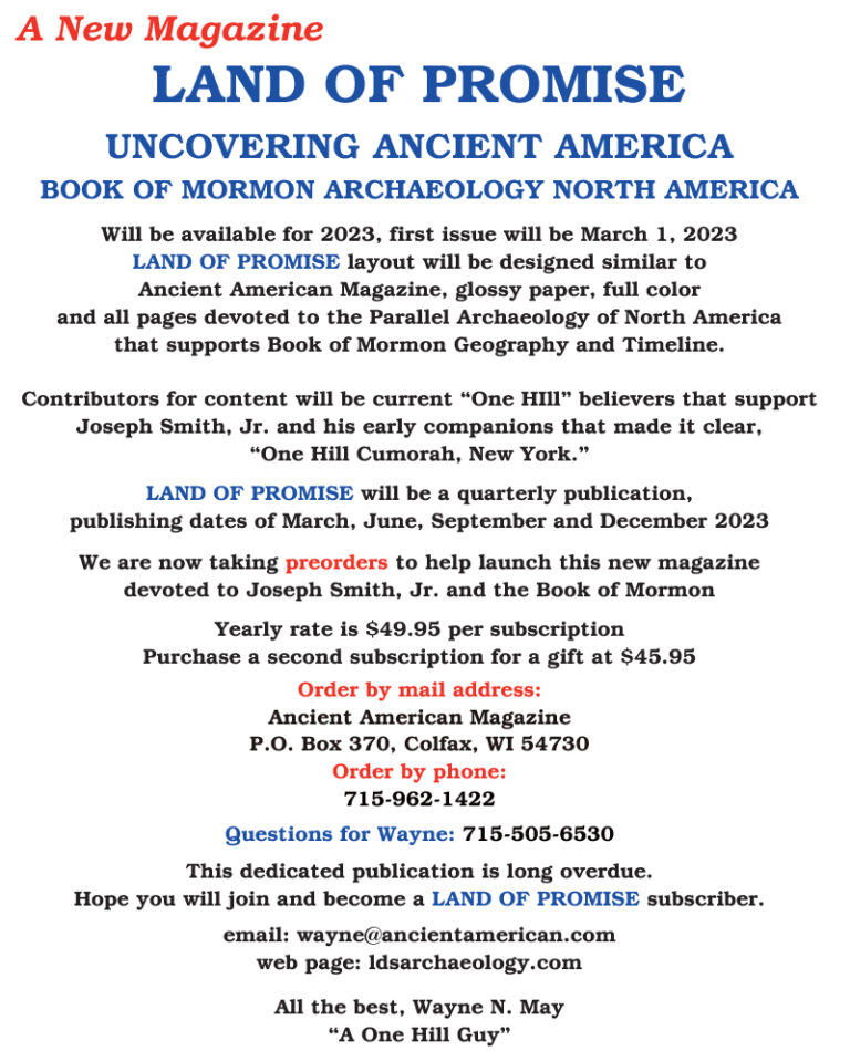 Book of Mormon Evidence in American Archaeology - Wayne May