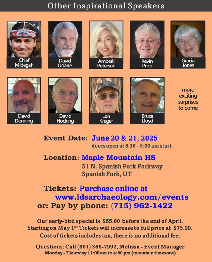 Events – LDS Archaeology